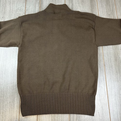 DSCP Garrison Collection Sweater Henley Men L Brown US Military OD 5 ...