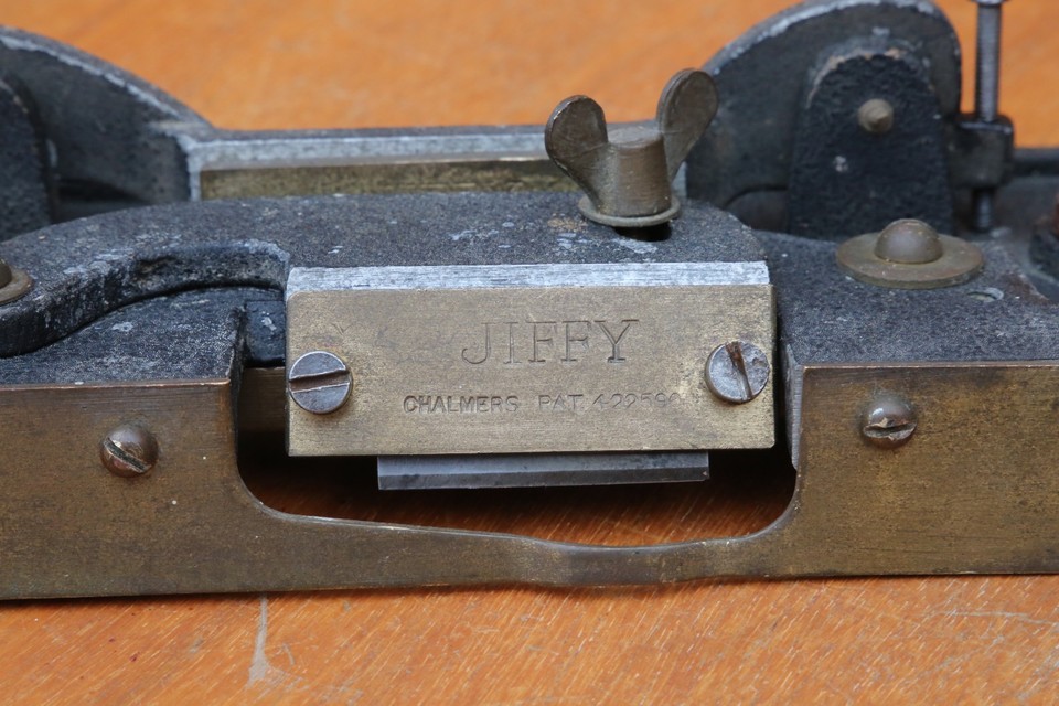 Vintage JIFFY- CHALMERS Fibre Board Plane. Pat. 422590. Made in England ...
