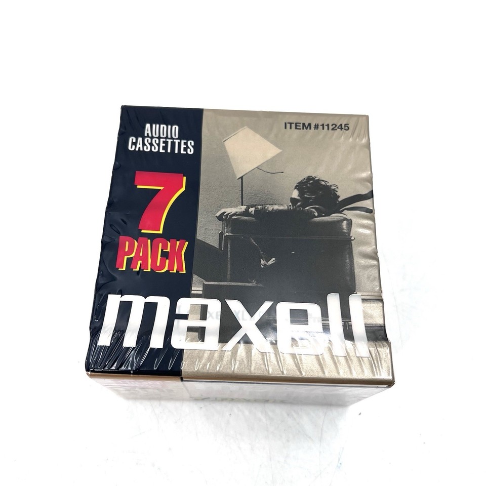 Maxell XLII 90 High Bias XL II Audio Cassette Tapes 90 Minutes - 7 PACK ...