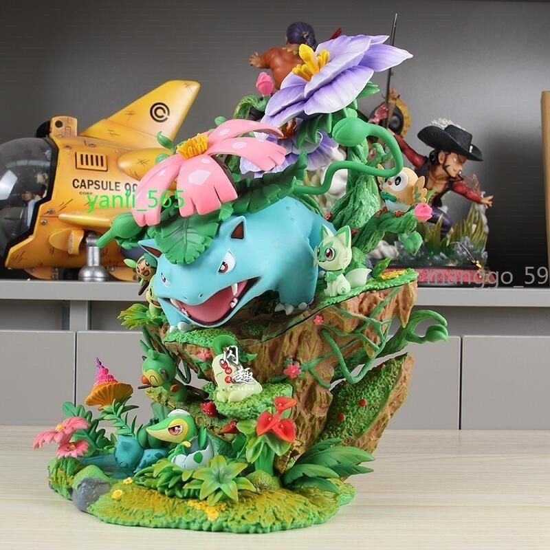 US ! ! 33cm Forest Group Grass Type Venusaur PVC Figure Statue Model ...