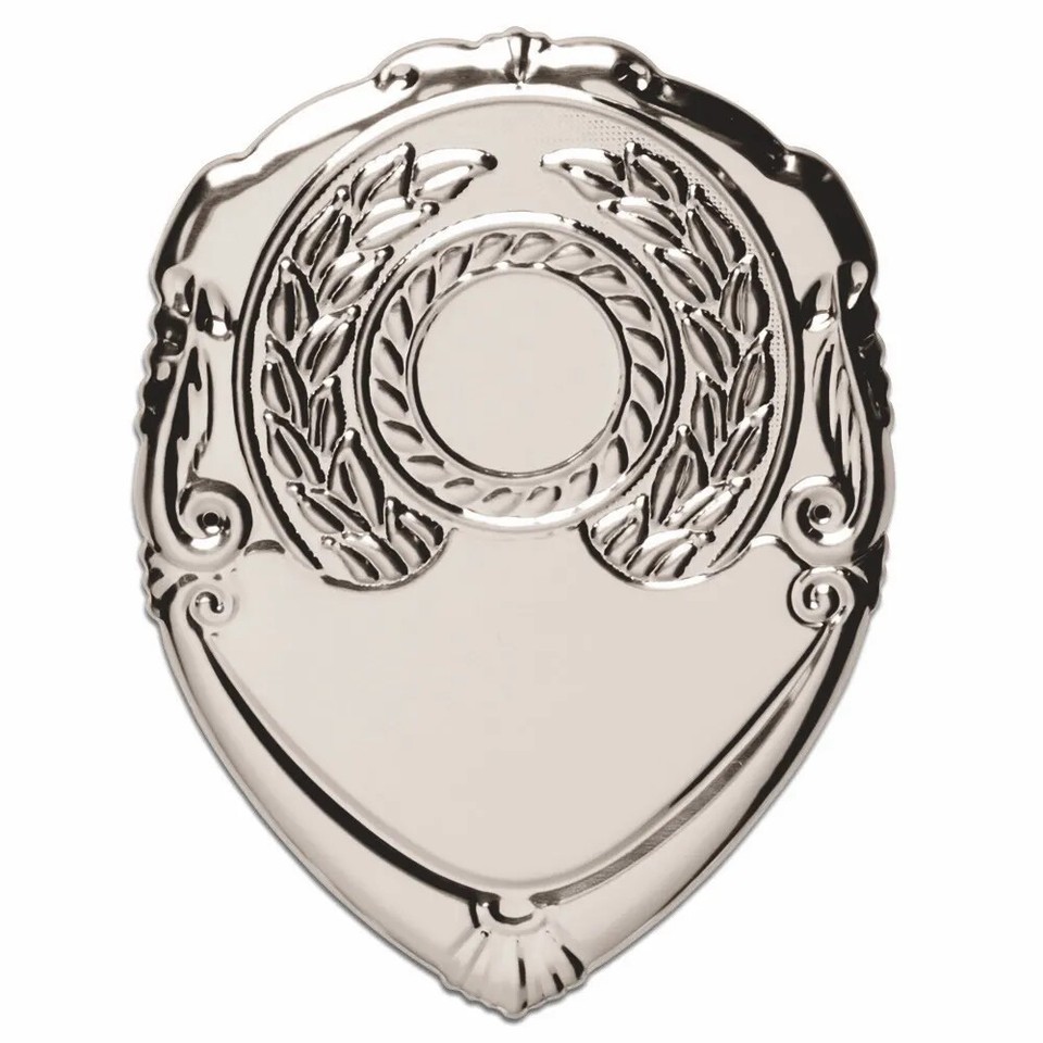 ENGRAVED TROPHY PLAQUE: Scrolls -Centre Shields for Trophies - Wooden ...