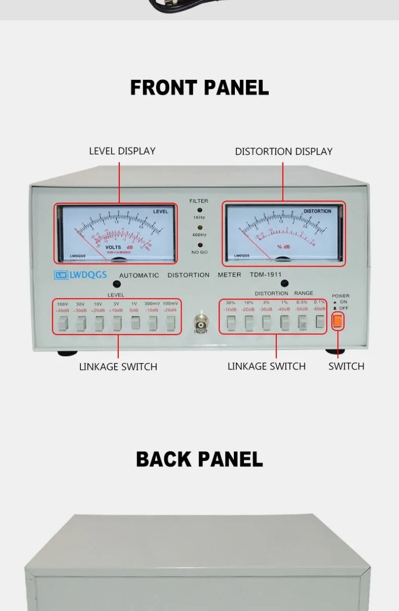 Signal Waveform Detector Audio Speaker Headphone Signal Distortion ...