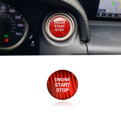 Carbon Fiber Engine Start Push Button Trim For Lexus IS250 RX350 NX200t ...