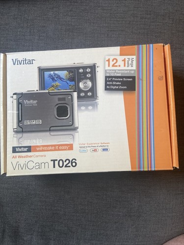 VIVITAR 12.1 MEGA PIXELS VIVI CAM VT026 UNDERWATER DIGITAL CAMERA NEW ...