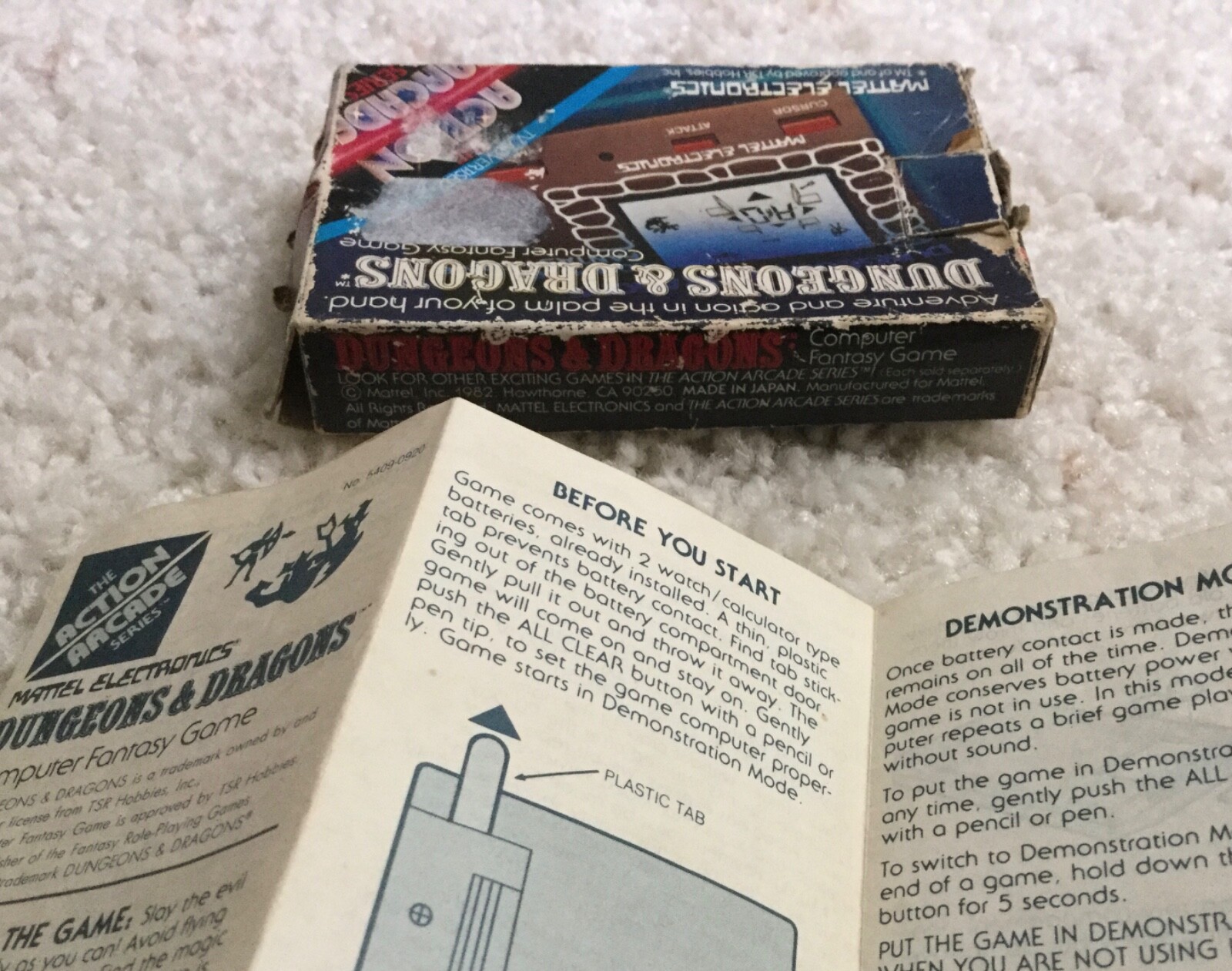 Dungeons & Dragons Computer Fantasy Game handheld electronic Action ...