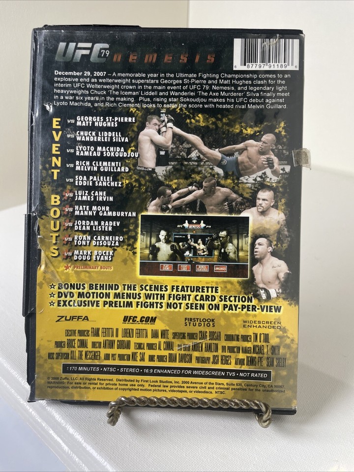 UFC 79: Nemesis (DVD, 2008) 687797911896 | eBay