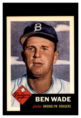 1991 Topps Archives 1953 #4 Ben Wade Brooklyn Dodgers NM-MT | eBay