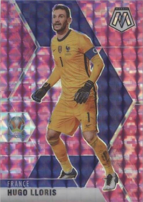 2021 Panini Mosaic UEFA Euro 2020 - Hugo Lloris #114 Pink Camo Mosaic ...