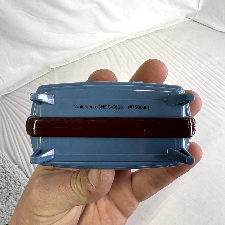 RARE Mini Retro Transistor Radio FSC Hi-Fi Sound Blue Dashing Battery ...