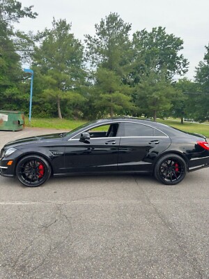 2014 Mercedes CLS63 S AMG 20 inch Staggered Gloss Black Rims HP1 fits ...