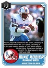 ACEO MIKE ROZIER HOUSTON OILERS CUSTOM HAND MADE ART CARD | eBay