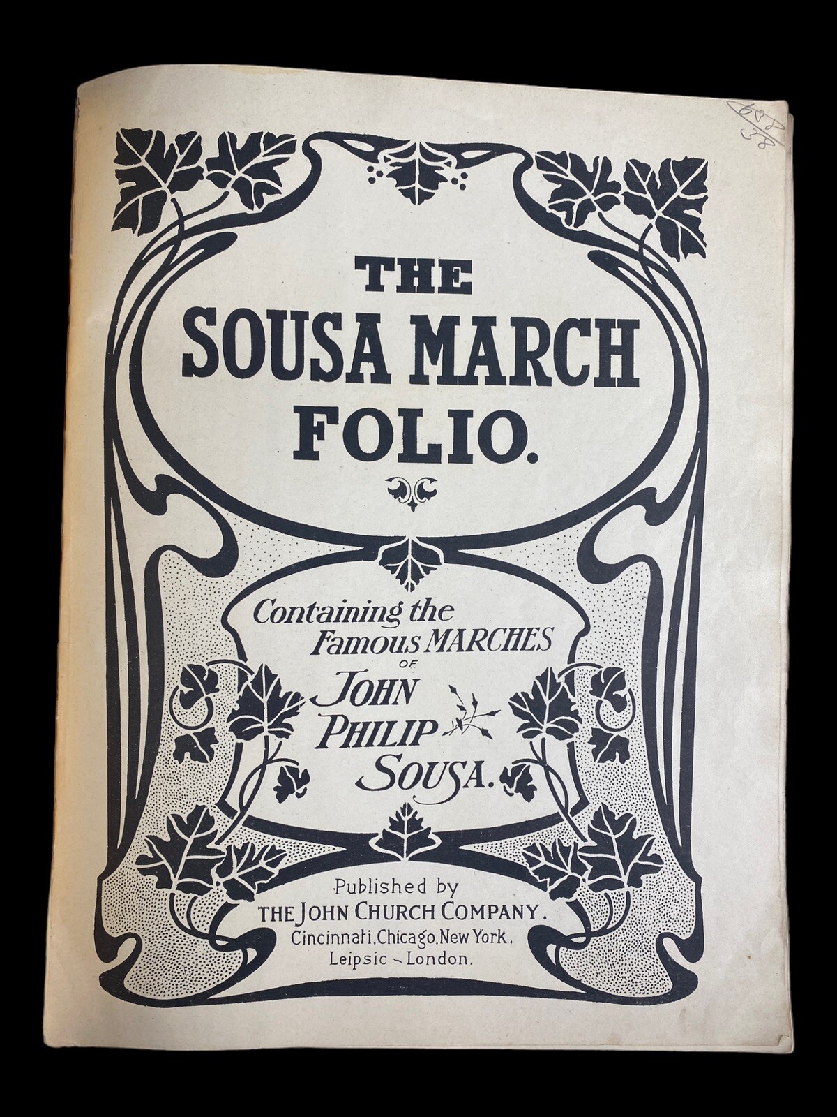 Sousa March Folio 1902 John Church Co Containing Famous Marches John ...