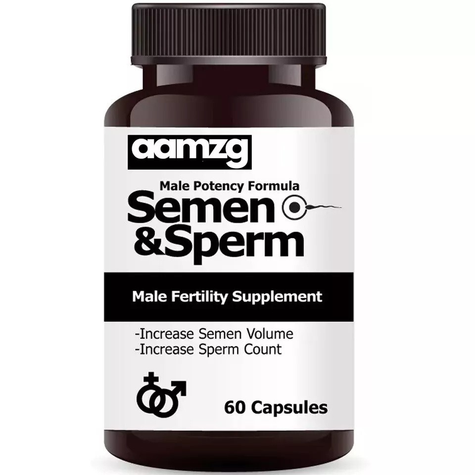 Semen & Sperm, Male Fertility Supplement, Increase Semen Volume, Sperm ...