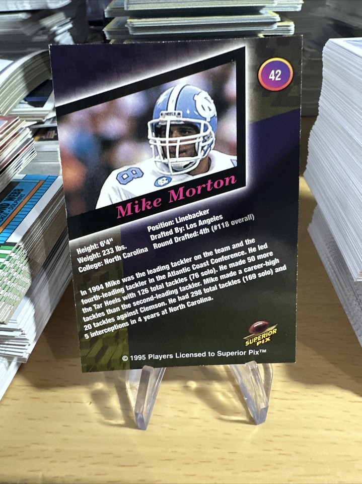 1995 Draft Superior Pix Mike Morton #42 | eBay
