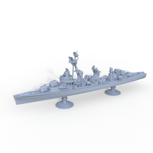 SSMODEL SSC1000729 1/1000 Military Model Kit German Z21 Destroyers Z4 ...