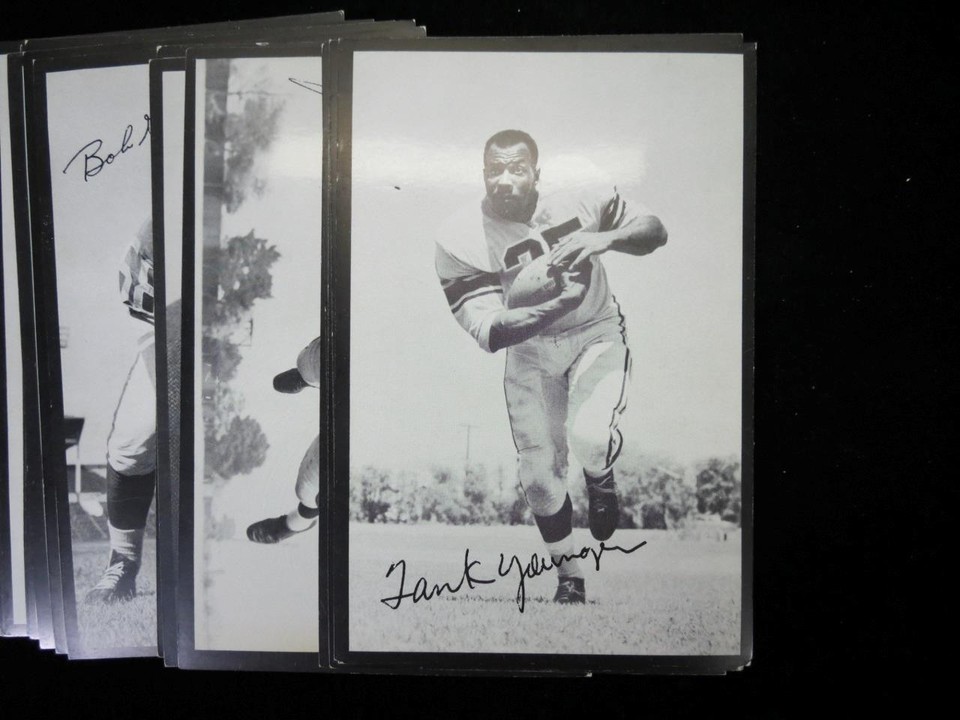 (37) 1950's Los Angeles Rams Football Black Border Team Issued Photo ...