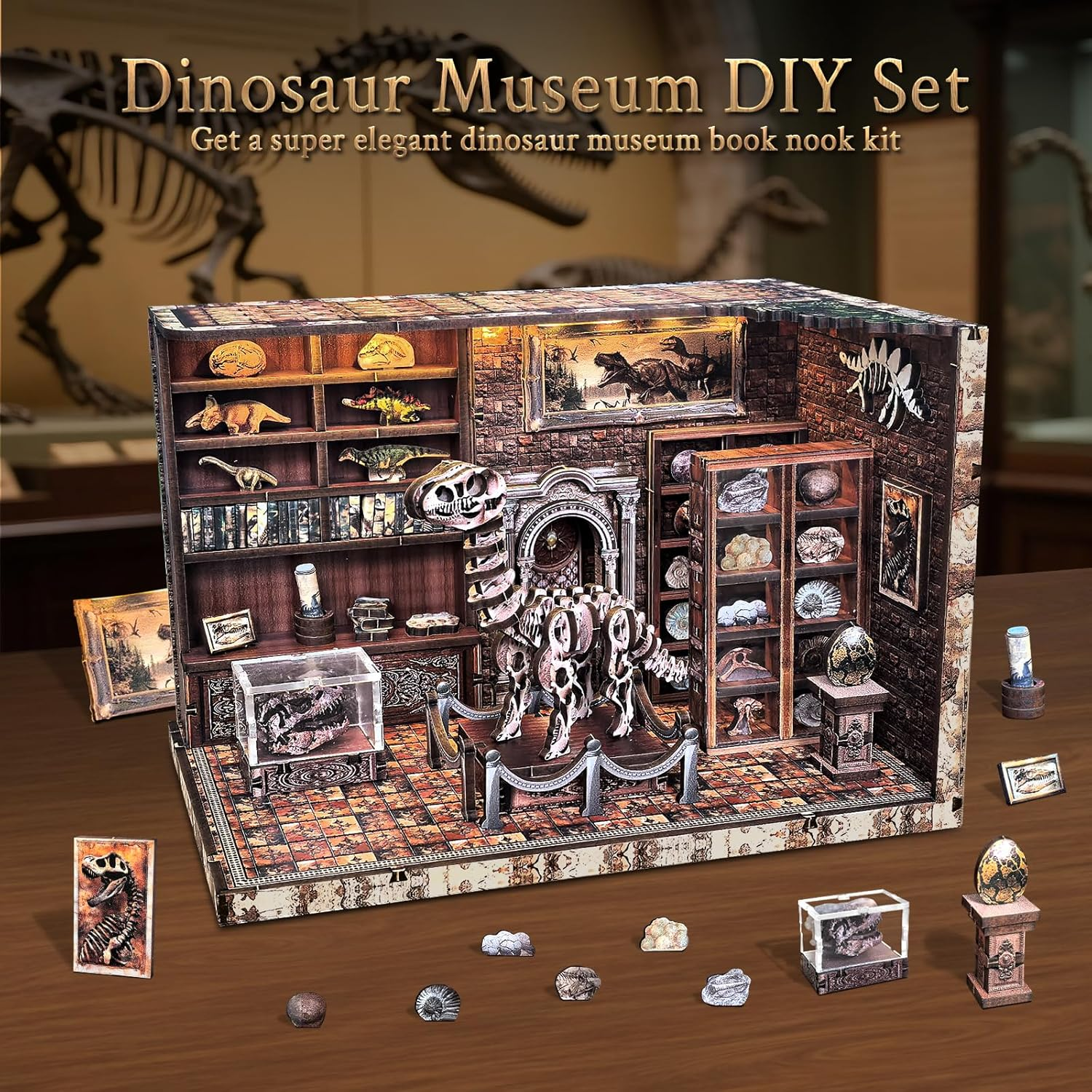 Book Nook Kit, DIY Miniature Dollhouse Booknook Kit for Adults and ...