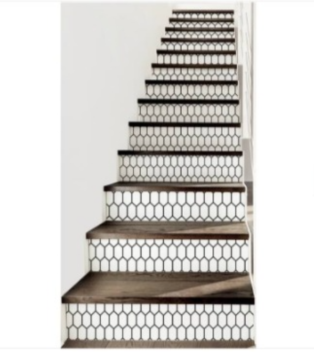 *SALE* SIMPLIFY LOT 3 ROLLS HEXAGON HONEYCOMB WALLPAPER WHITE GREY 43 ...