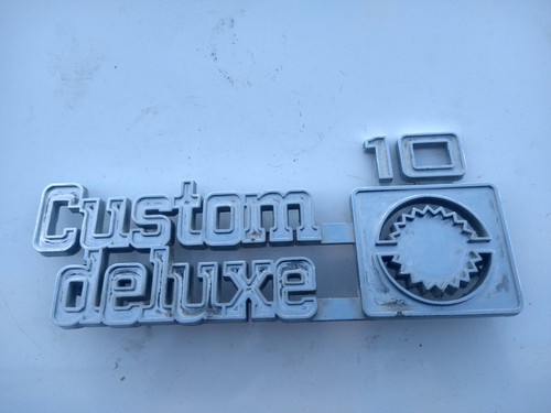 1975-1980 Chevy C10 Custom Deluxe Front Fender Emblem | eBay