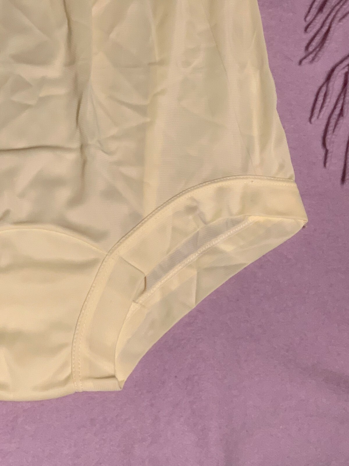 VINTAGE 1950's NYLCREST YELLOW FULL BRIEF PANTIES ~ 100% ACETATE ...