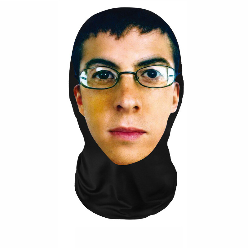 Cosplay Headwear Hiphop Fashion Balaclava 3D Printed Mask Elastic Mesh ...