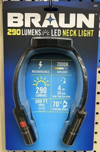 BRAUN 58043 LED NECK LIGHT 290 LUMENS for sale online | eBay