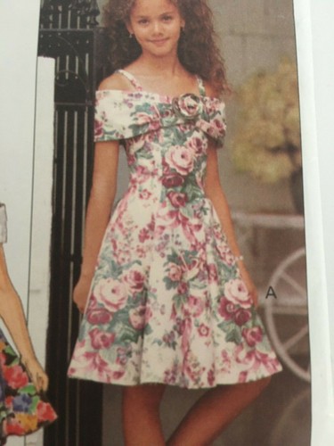 Butterick Sewing Pattern 5932 Flower Girls Easter Church Wedding Dress ...