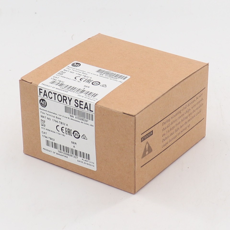 New Factory Sealed AB 1794-TB32 Allen-Bradley SER A Flex I/O Terminal ...