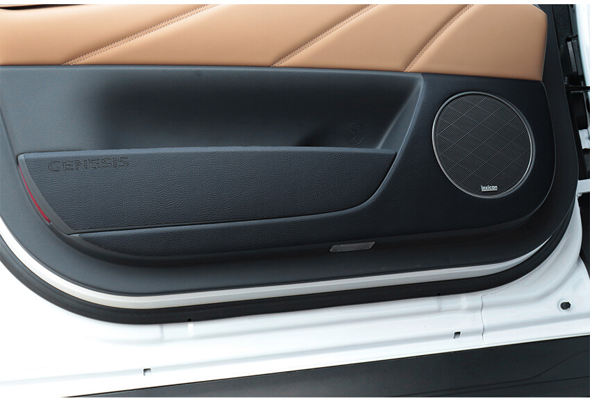 Leather Inner Door Protect Frame Trim Panel Cover for Hyundai Genesis ...