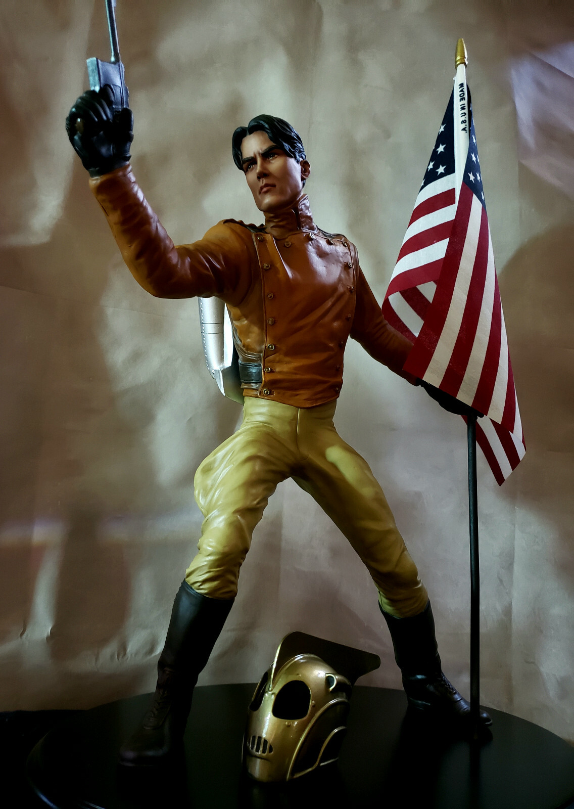 1991 The ROCKETEER Premium Figure custom STATUE One of a Kind Rare FIT ...