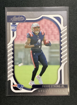 2022 Panini Absolute Football #141 Pierre Strong Jr. (RC) New England ...