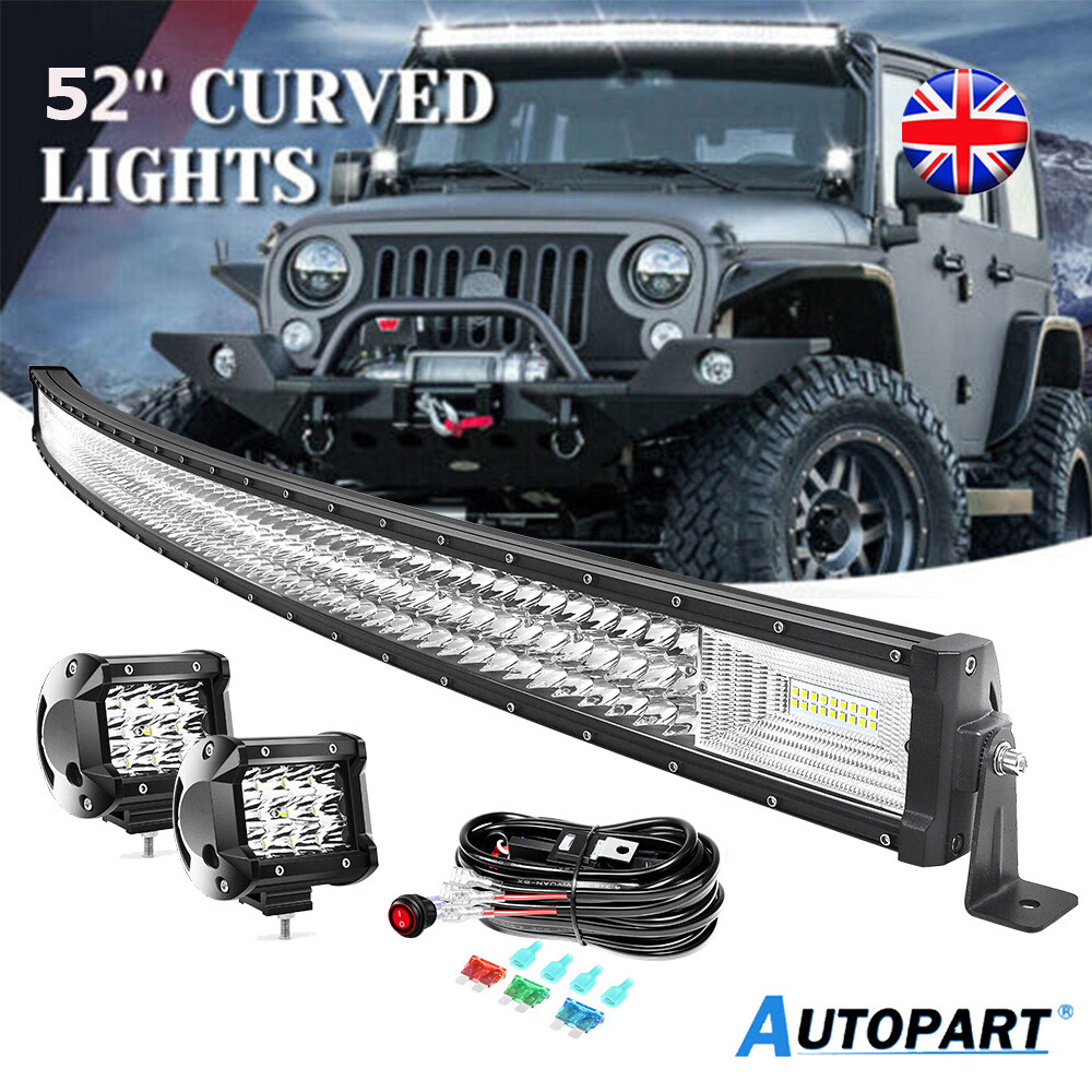 Outdoor 12v Led Car Lights RIGIDON 20 Inch 90W Flood Spot Combo Beam