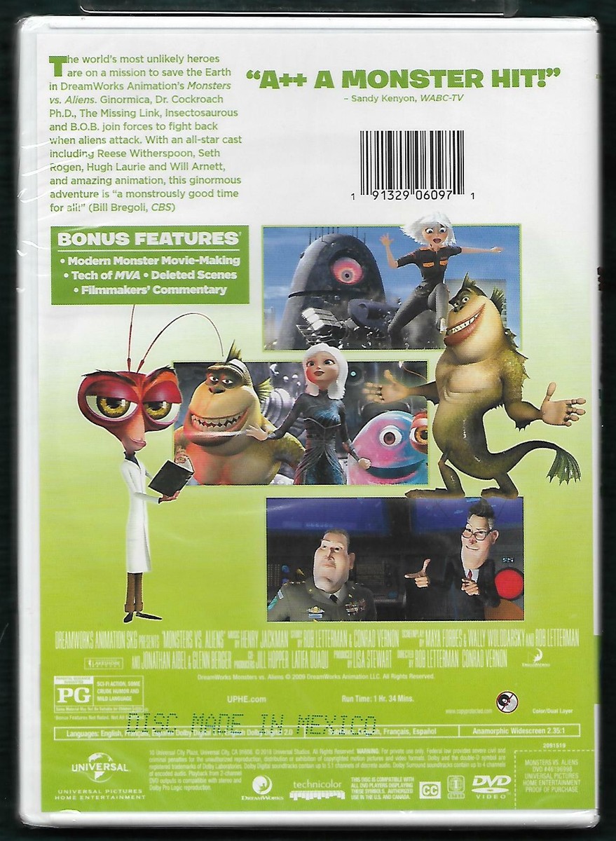 Monsters Versus Aliens Monsters Vs. Aliens Trailer (2) DF