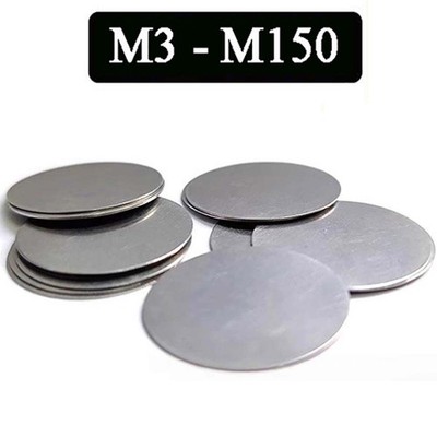 Solid Ultra Thin A2 Stainless Steel Blank Round Disc A2 Grade Metal ...