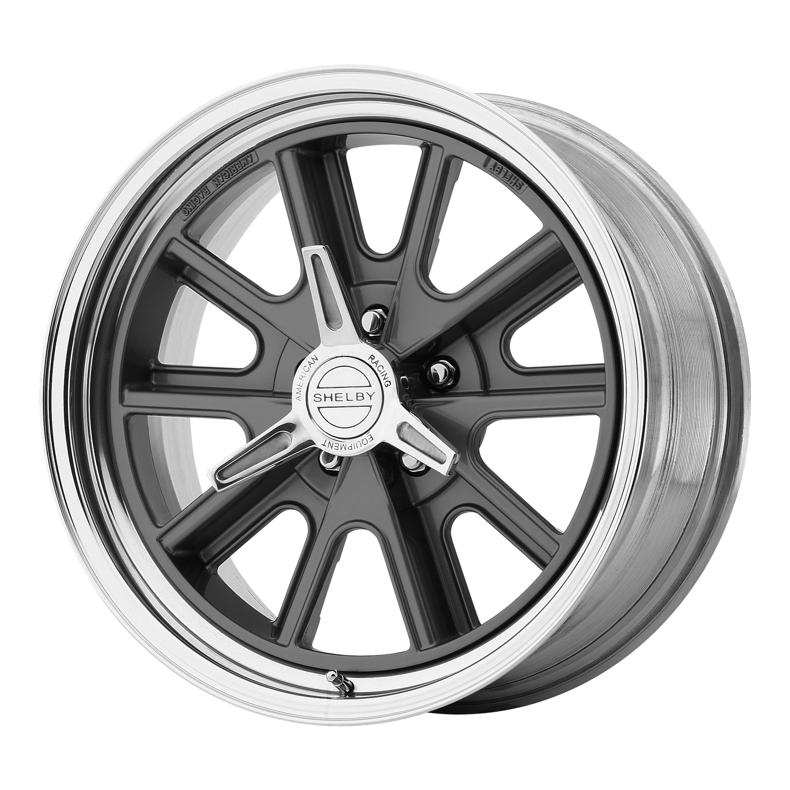 17x7 American Racing VN427 Shelby Cobra Magnesium Gray Wheel 5x4.5 (0mm ...