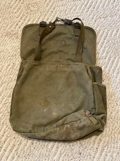 US MILITARY 1944 MUSETTE BAG by JOHANSEN First Pattern WW2 WWII ...