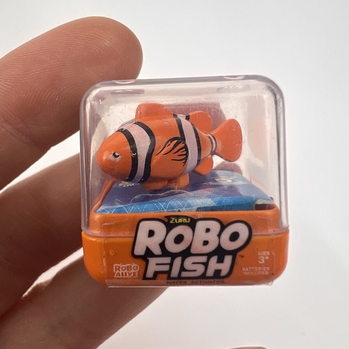Zuru MINI BRANDS Surprise Toy Series ROBO FISH Orange #108 Nemo Clown ...