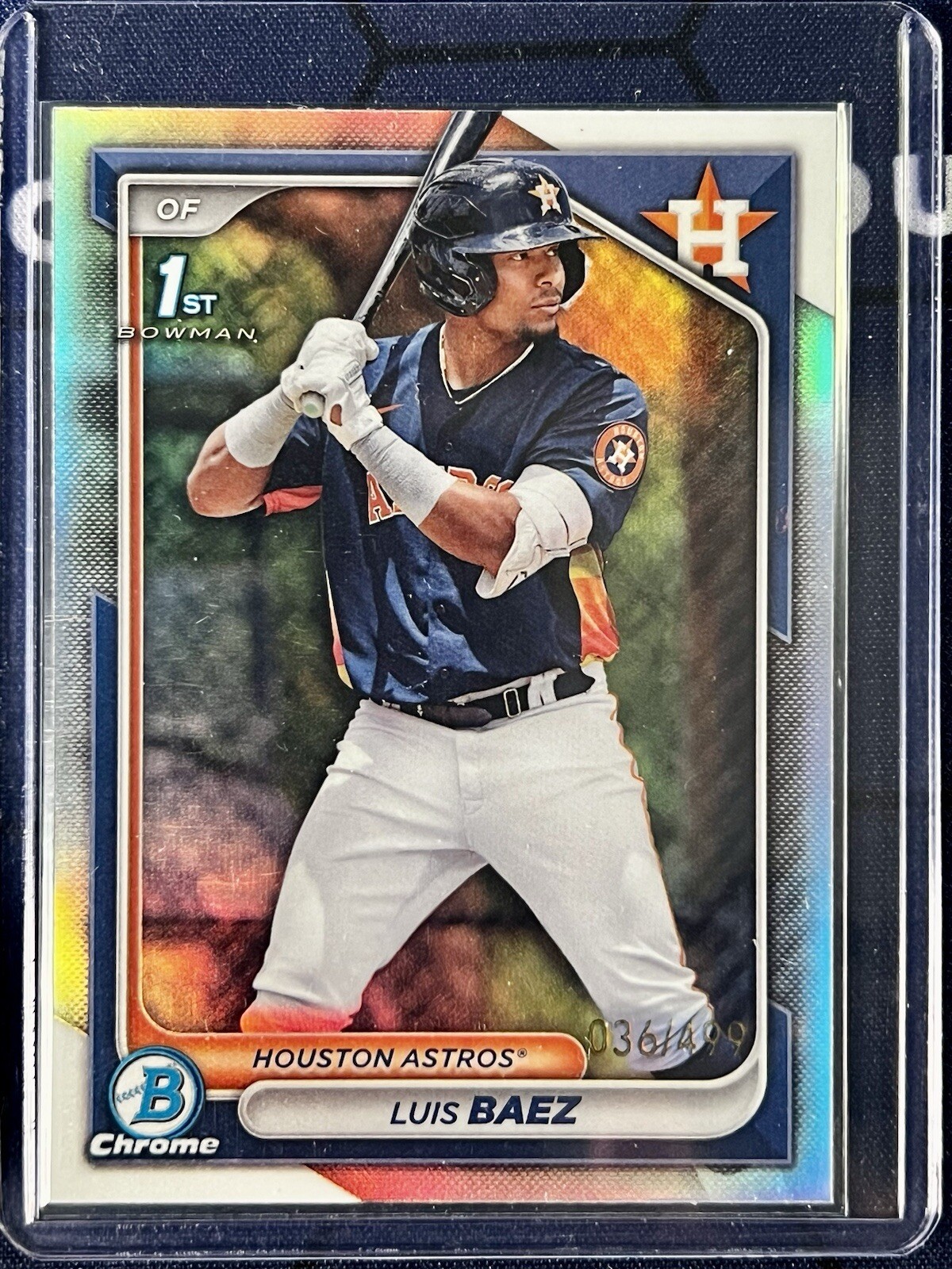 2024 Bowman Chrome Luis Baez 1st Refractor /499 #BCP-66 Astros | eBay