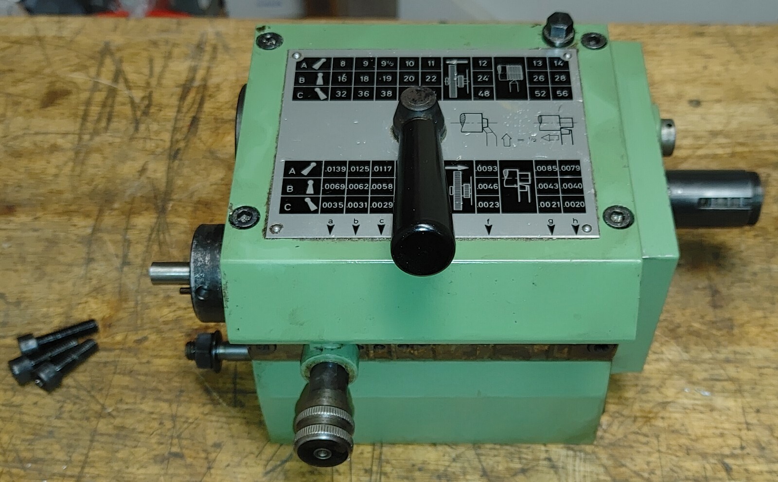 Emco Maximat V10-P Lathe Threading Gearbox w/ Clutch Imperial K15U | eBay