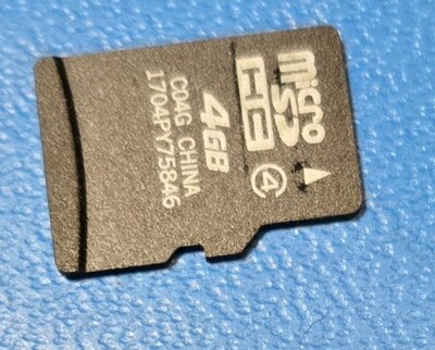 Micro SD HC Memory Card 4GB Class 4 | eBay