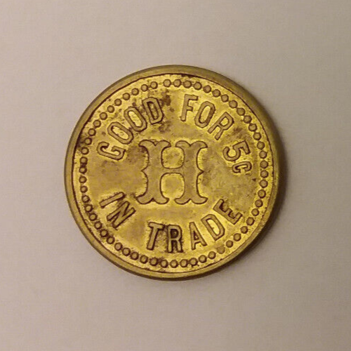 J.M. Holland Veneta, OR 5 Cent In Trade Token 21mm | eBay