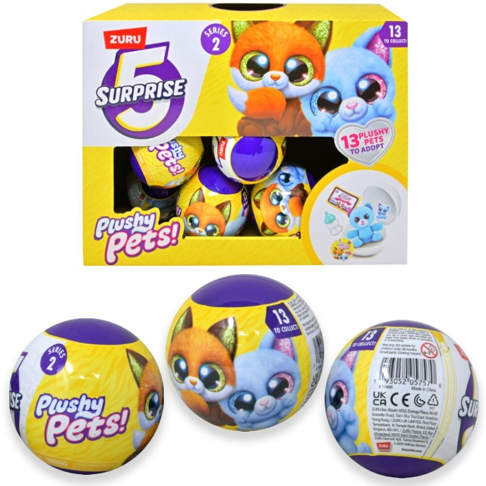1 PC Zuru Surprise Plush Pets in PDQ - Series2 | eBay