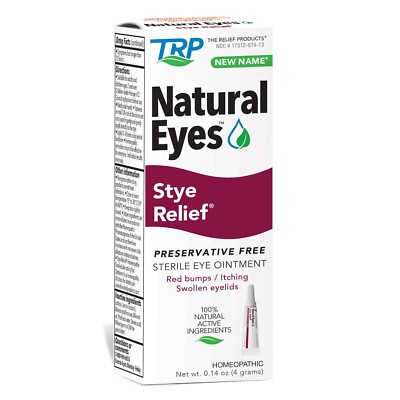 TRP Stye Relief by NATURAL EYES Ointment 100% Natural Ingredients | eBay