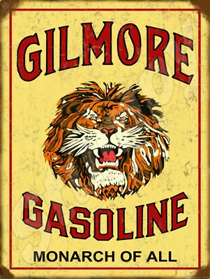 Gilmore Gasoline Metal Sign 9" x 12" | eBay