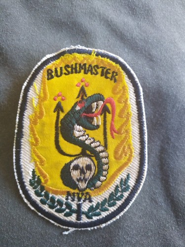 Vietnam War Patch - US RECON TEAM BUSHMASTER - VC/NVA TRACKERS - MACV ...