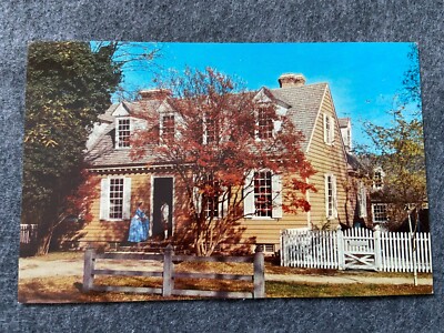 Brush-Everard House, built in 1717, Williamsburg Virginia Vintage ...