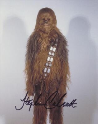 STEPHEN CALCUTT - Chewbacca Stand-In - Star Wars GENUINE SIGNED ...