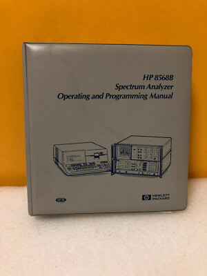 HP 08568-90041 8568B Spectrum Analyzer Operating and Programming Manual ...