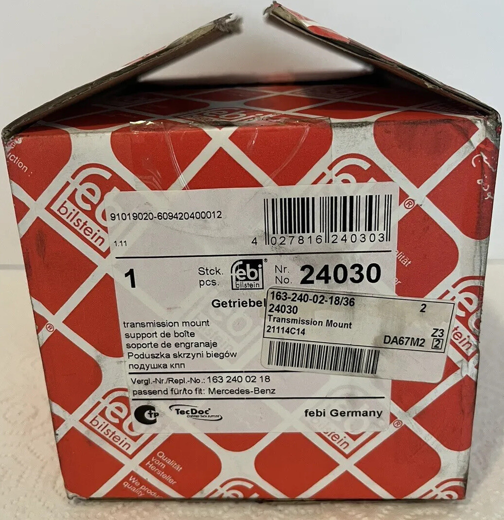 febi bilstein -- Mercedes-Benz Transmission Mount 163 240 02 18/36 ...