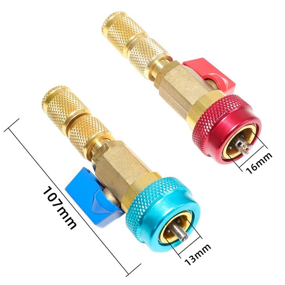 R134A R1234YF Valve Core Remover Installer Tool Kit Replace Schrader ...